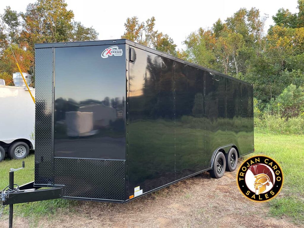 8.5 X 20 Xtreme Cargo Trailer Blackout - Trojan Cargo Sales